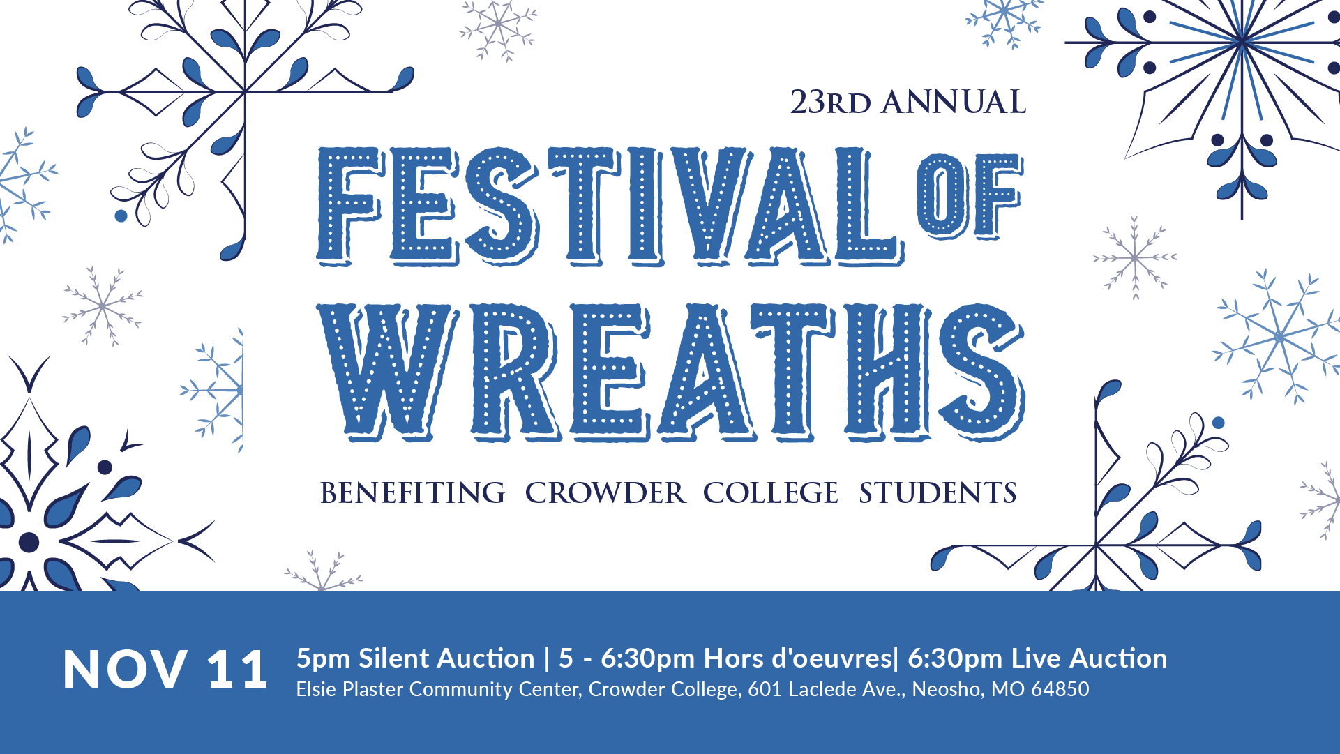 Crowder College Foundation 23rd Annual Festival of Wreaths - Crowder ...